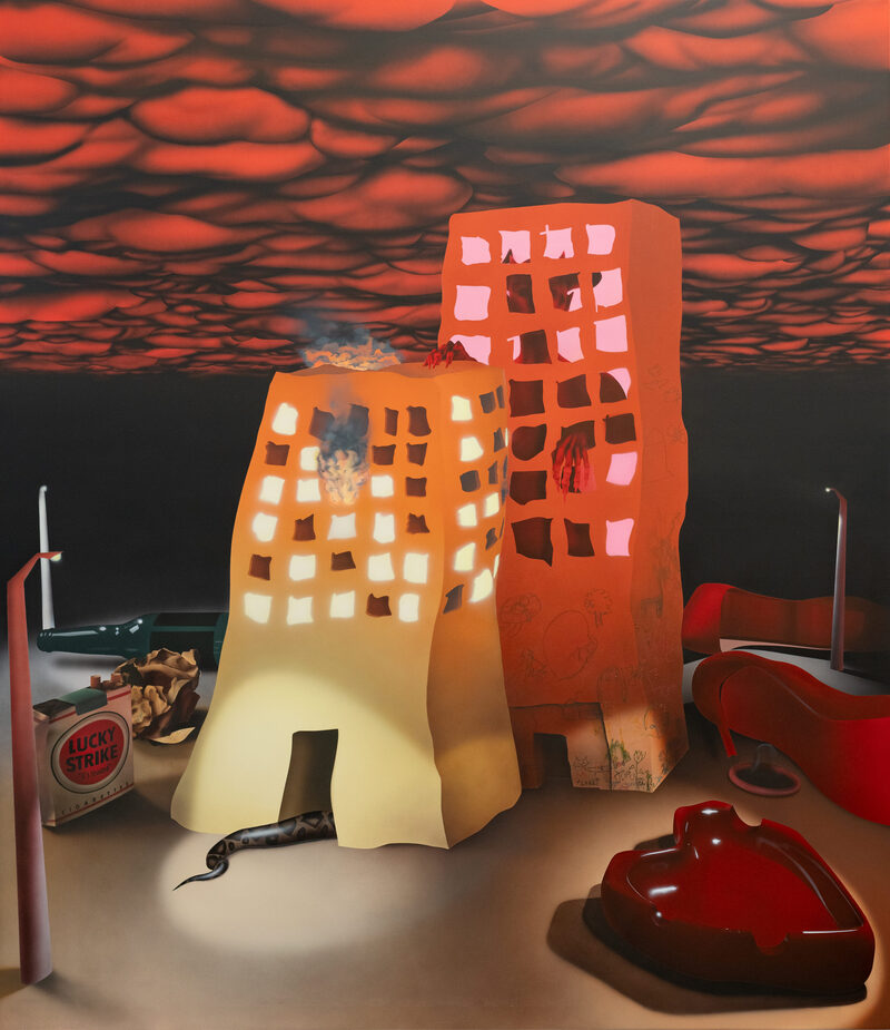 "Burning from the inside" (2023) by Dániel Fazekas | UntitledDb